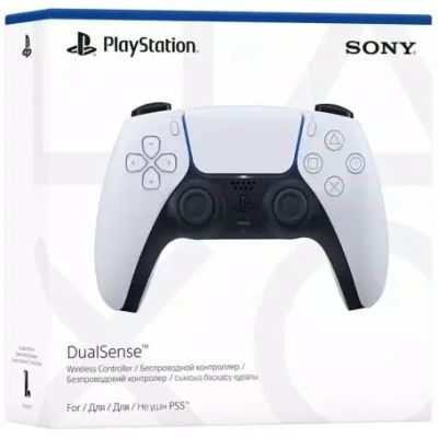 Купить в Минске Геймпад PlayStation 5 DualSense цена 10р Белый / Джойстик PS5 (PlayStation 5 ...